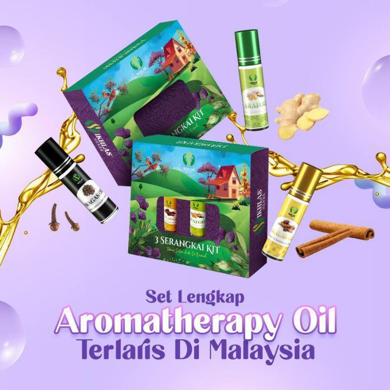 Set 3 Serangkai Kit Ikhlas Oil,Arai Oil,Wagas Oil💯 Original | Shopee ...