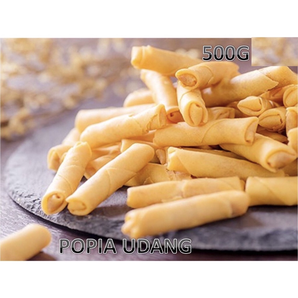 (500g) Popia/popiah inti Udang Kering /popiah/Popia Gulung Inti Udang ...