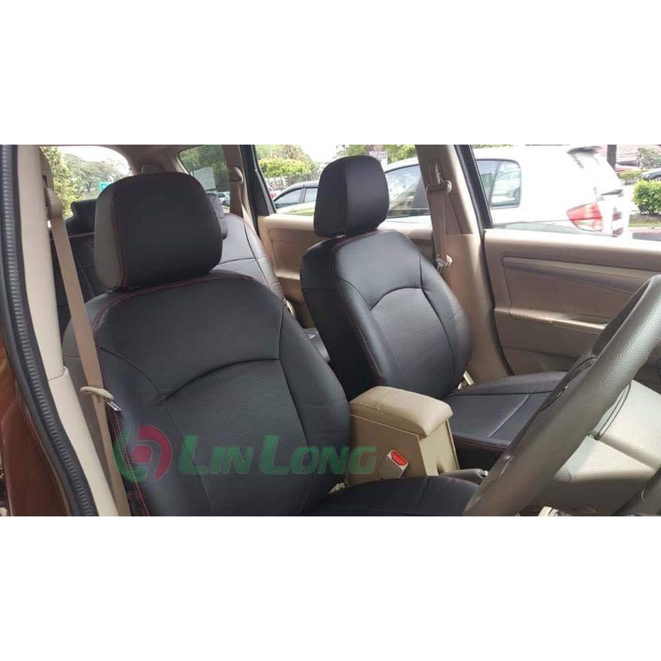 Alza Brv Exora Avanza Ertiga Semi Leather Car Seat Cover | Shopee Malaysia