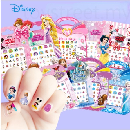 MY STOCK 3D Disney Cartoon Nail Stickers Waterproof Cartoons Nails ...