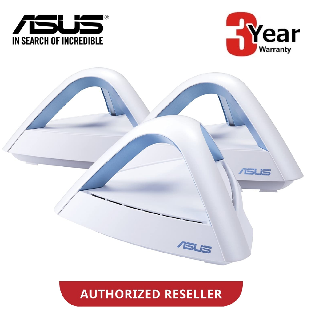 ASUS Mesh WiFi AC1750 Lyra Trio Dual Band AiMesh Wireless Mesh with ...