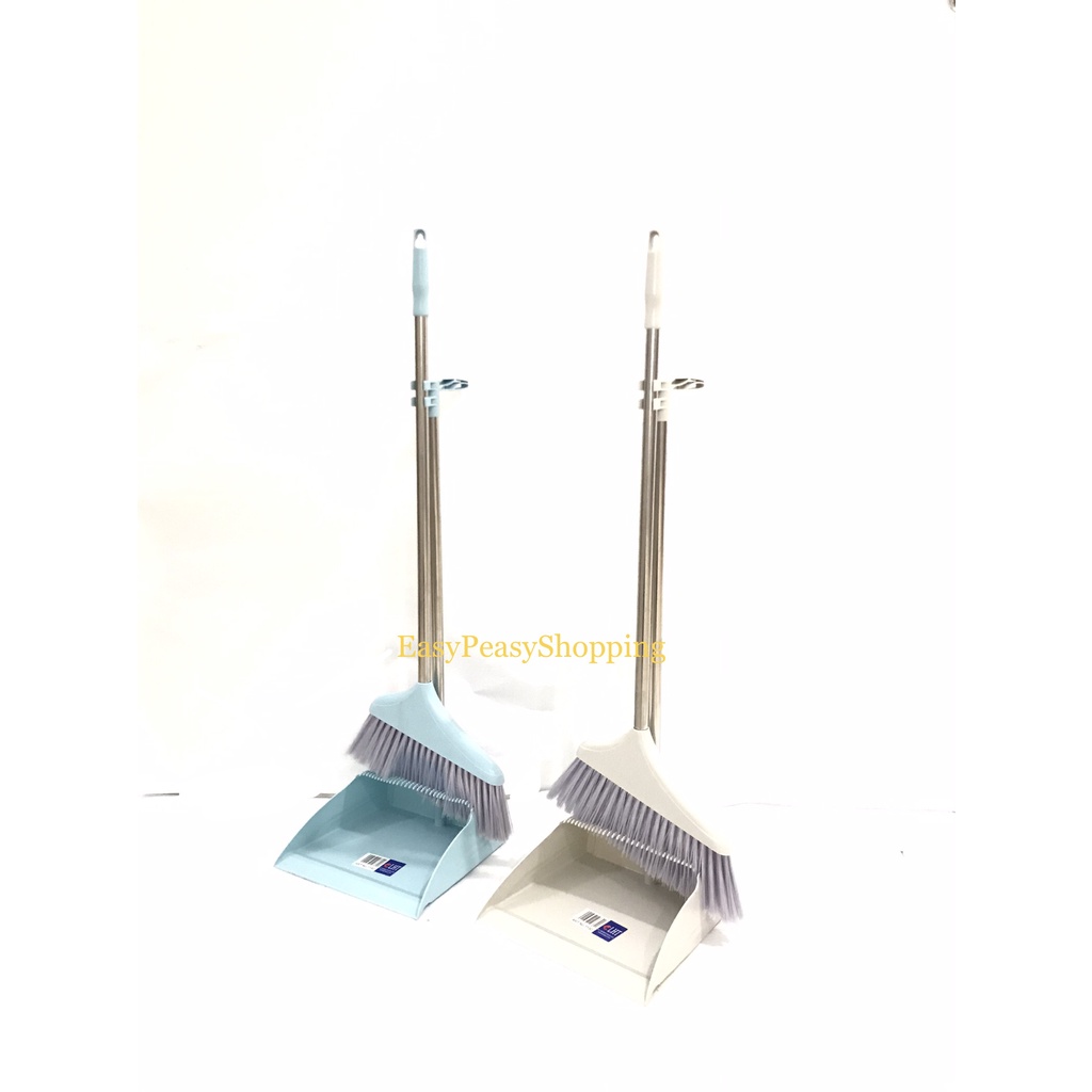 Broom And Dustpan Set /Cleaning Combination Soft Bristles Broom ...