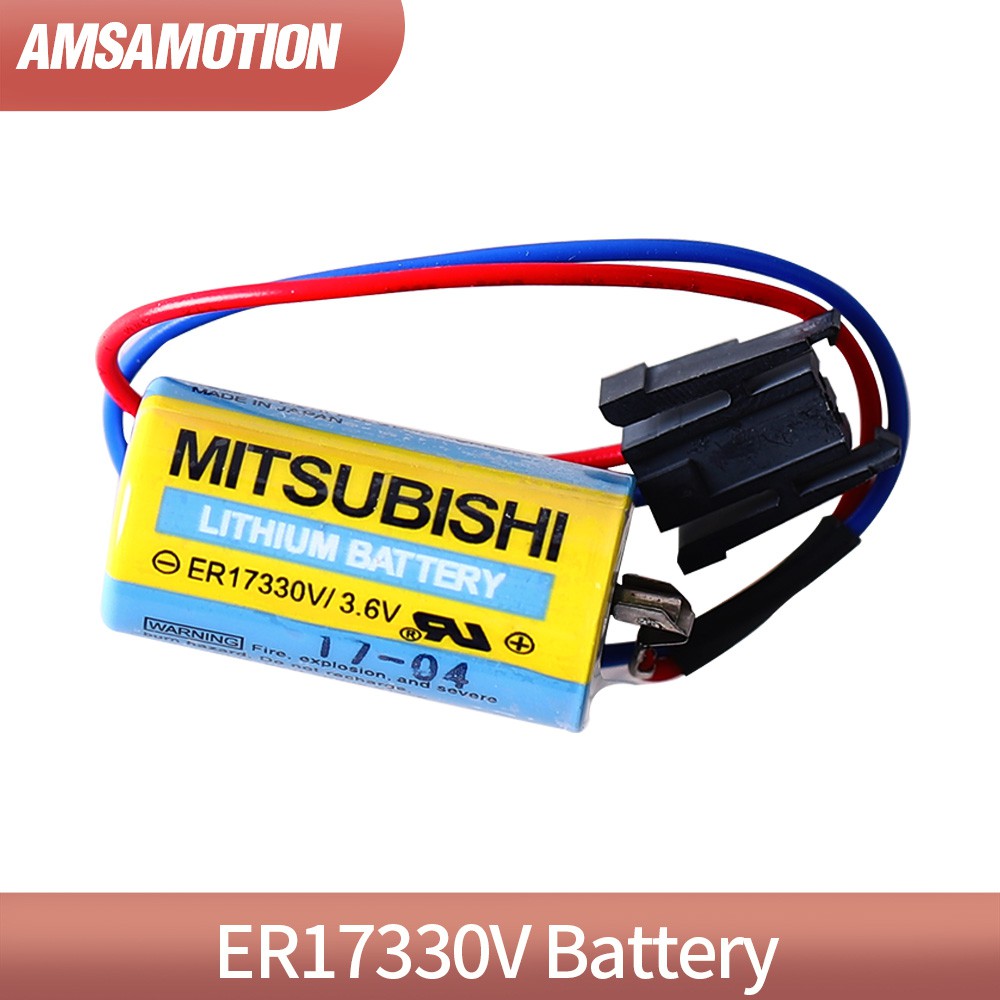 Mitsubishi A6BAT MR-BAT ER17330V PLC Battery Size 2/ 3A 3.6V Li-ion Battery with Plug | Shopee ...