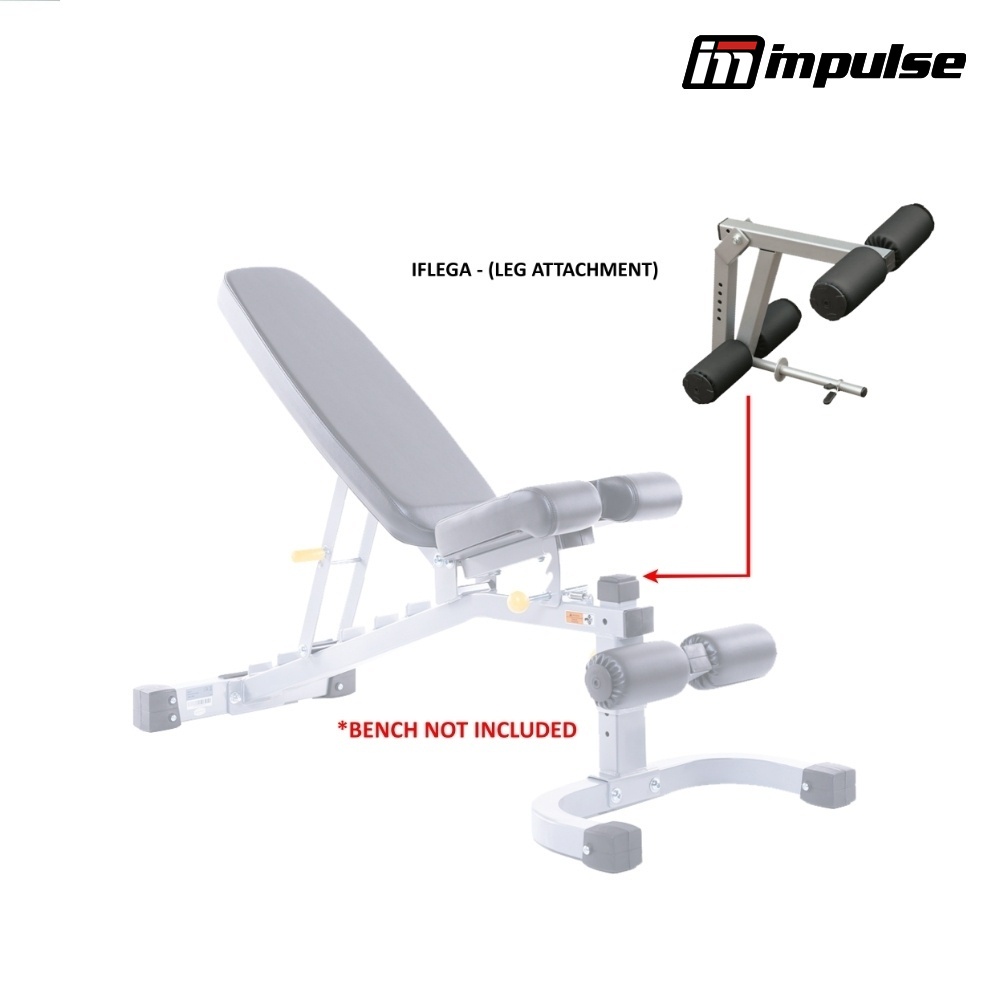 Gym Impulse IFLEGA Leg Extension / Curl Attachment for IFFID Multi ...