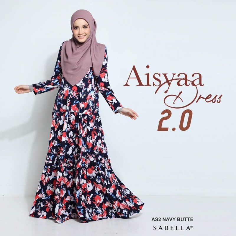 [PRELOVED] Aisya Dress Sabella Saiz L | Shopee Malaysia