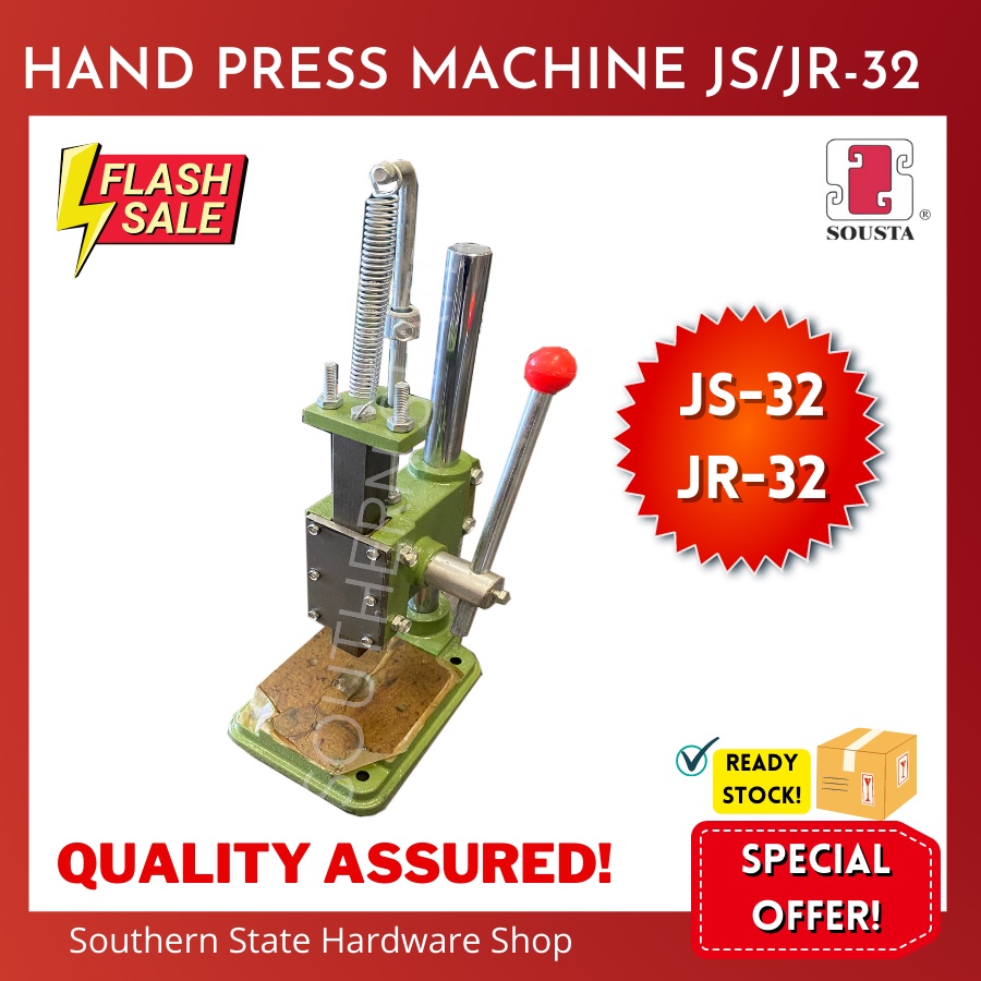 Multi Purpose Mesin Tampal/ Hand press machine Manual Square/Round ...