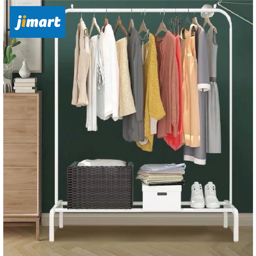 Jimart Single Pole Strong Structure Laundry Rack Cloth Organizer ...