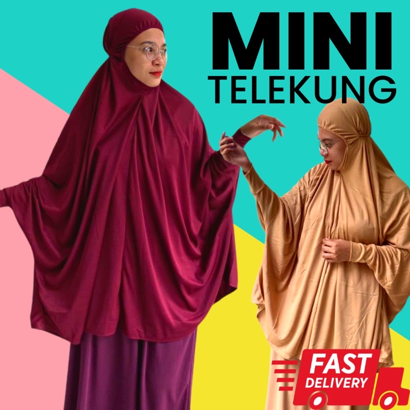 Mini Telekung Umrah Travel Kain Sembahyang Solat Murah | Shopee Malaysia
