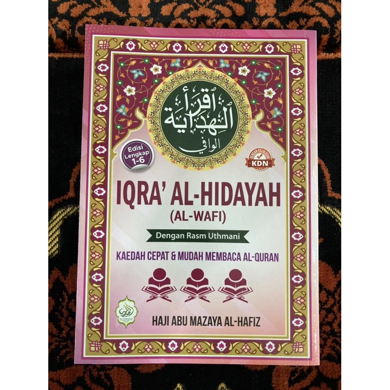 Buku Iqra Edisi Lengkap 1 - 6 Dengan Resm Uthmani - Kaedah Cepat Dan ...