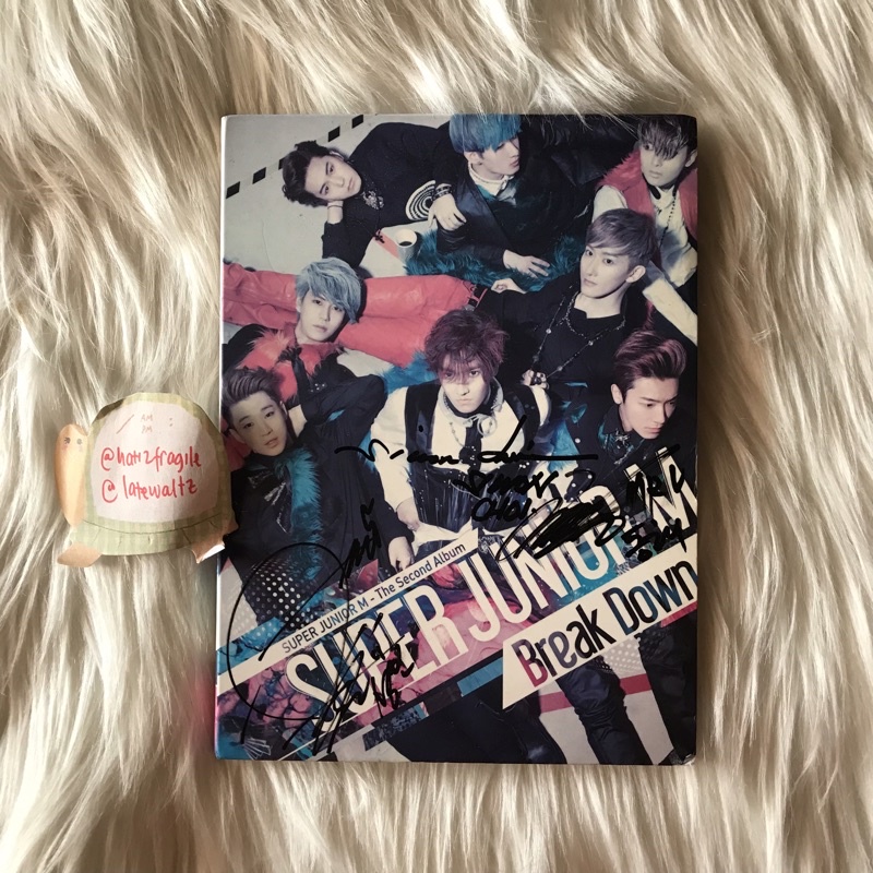 Super junior signed album (suju sj ttd sjm mandarin break down Original ...