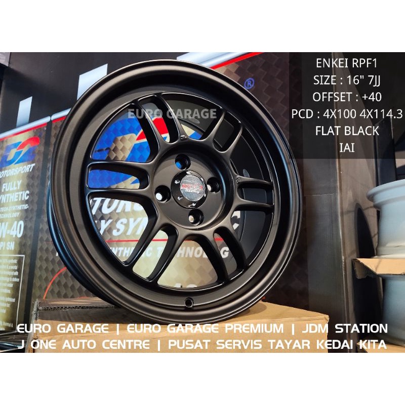 NEW RIM 16 4X100 4X114.3 ENKEI RPF1 ORI CUTTING persona waja iriz saga ...