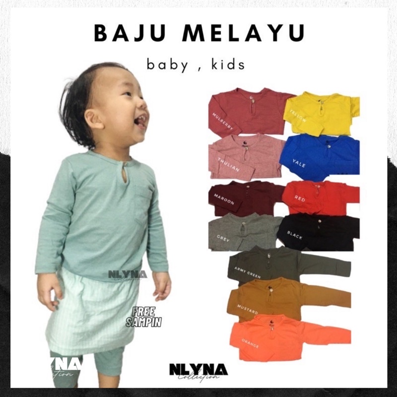 Baju baby boy, Baju melayu baby, baju melayu budak, baju melayu kids ...