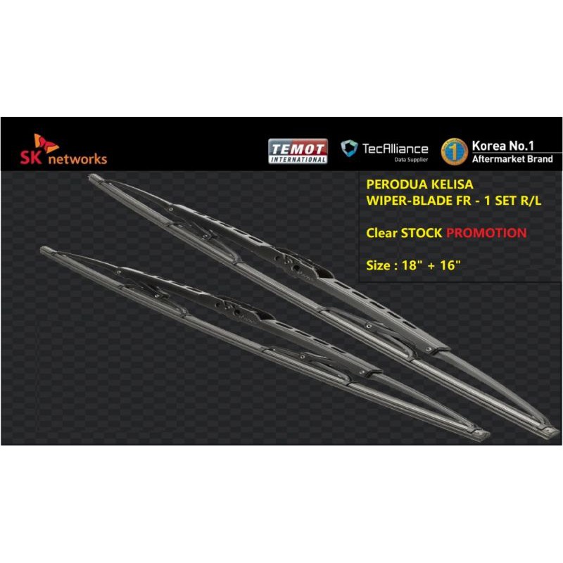 Perodua Kelisa - Wiper Blade Front 1 Set R/L (SpeedMate) | Shopee Malaysia