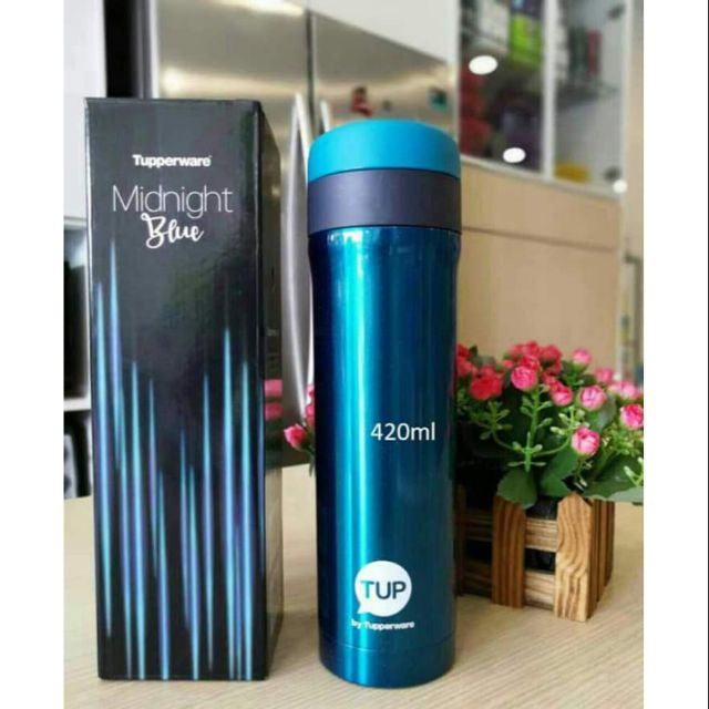 Metallic Thermal Flask Blue 420ml | Shopee Malaysia