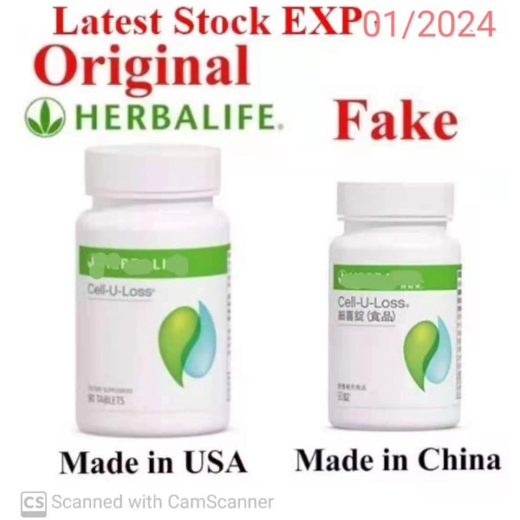 Herbalife Cell-U-Loss (Cell U Loss)90 tablet Exp01/2024 Ready Stock 100 ...