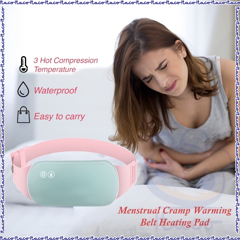 ITACO Menstrual Cramp Warming Belt Heating Pad Relieve Period Pain ...