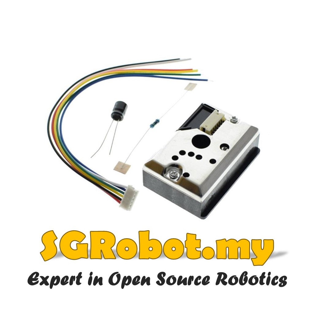 SHARP GP2Y1010AU0F Compact Optical Dust / Smoke Sensor With Cable ...