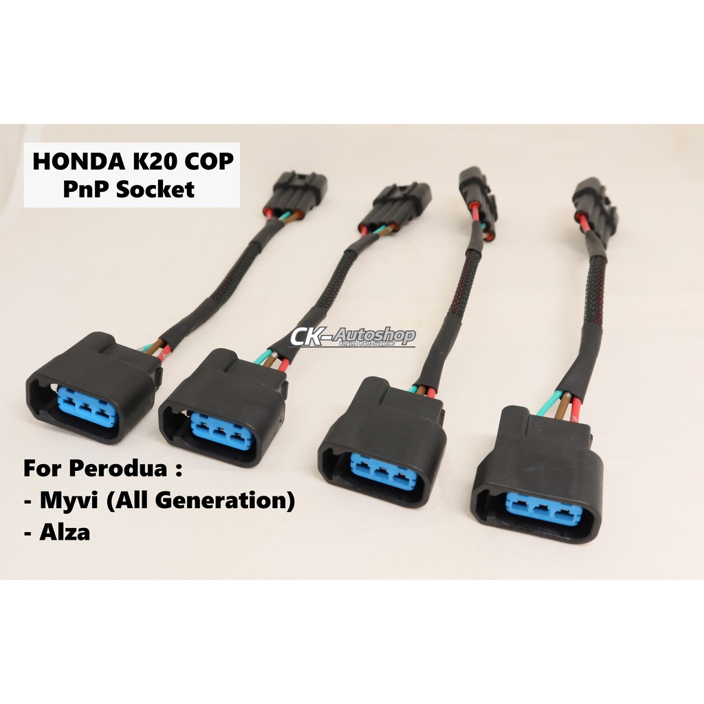 Plug And Play 4pcs Harness Honda K20 Ignition Plug Coil for Perodua ...