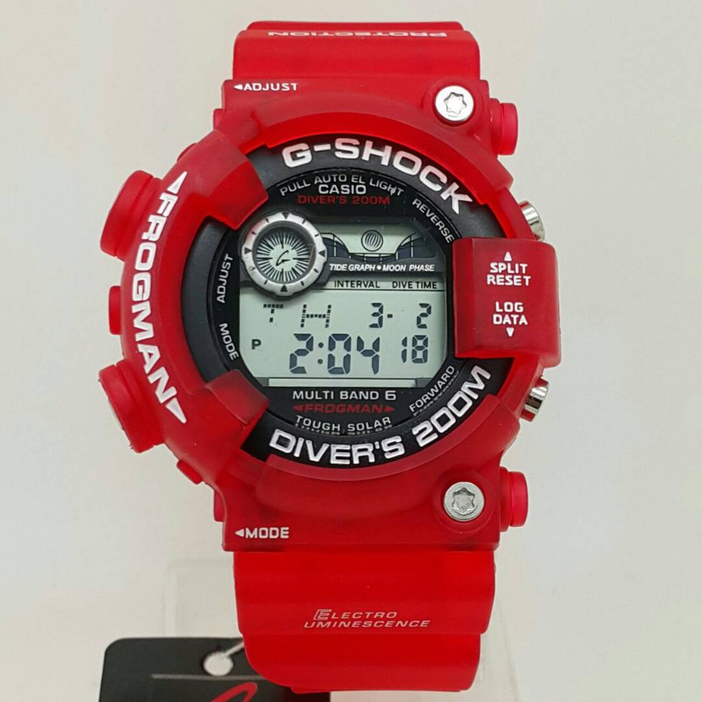 G-Shock Frogman Red Strap (Clear) | Shopee Malaysia