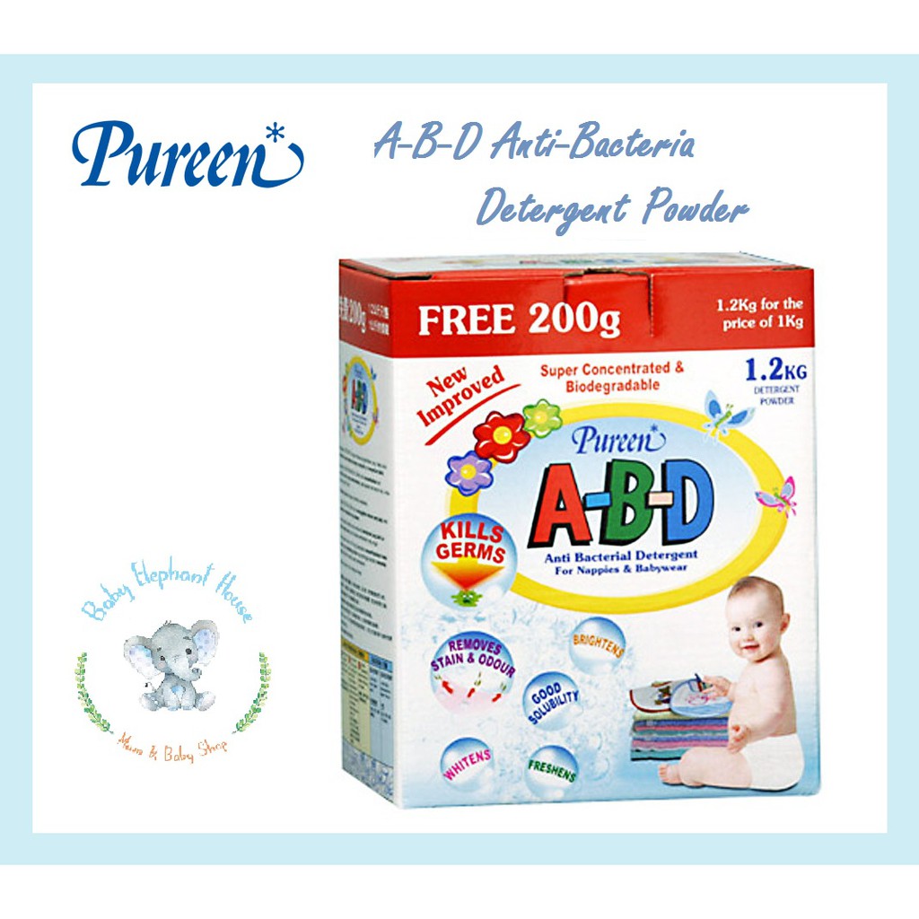 Pureen ABD Anti Bacteria Detergent Powder 1.2kg | Shopee Malaysia