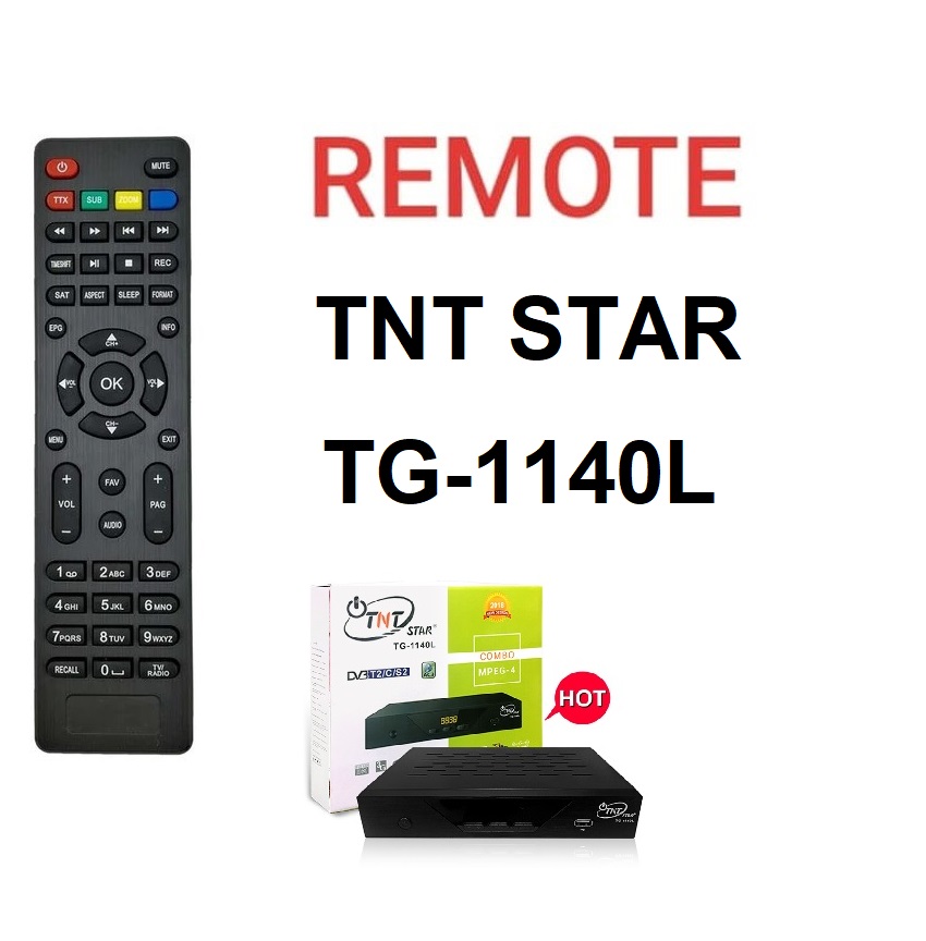 Remote Control TNT Star TG-1140L | Shopee Malaysia