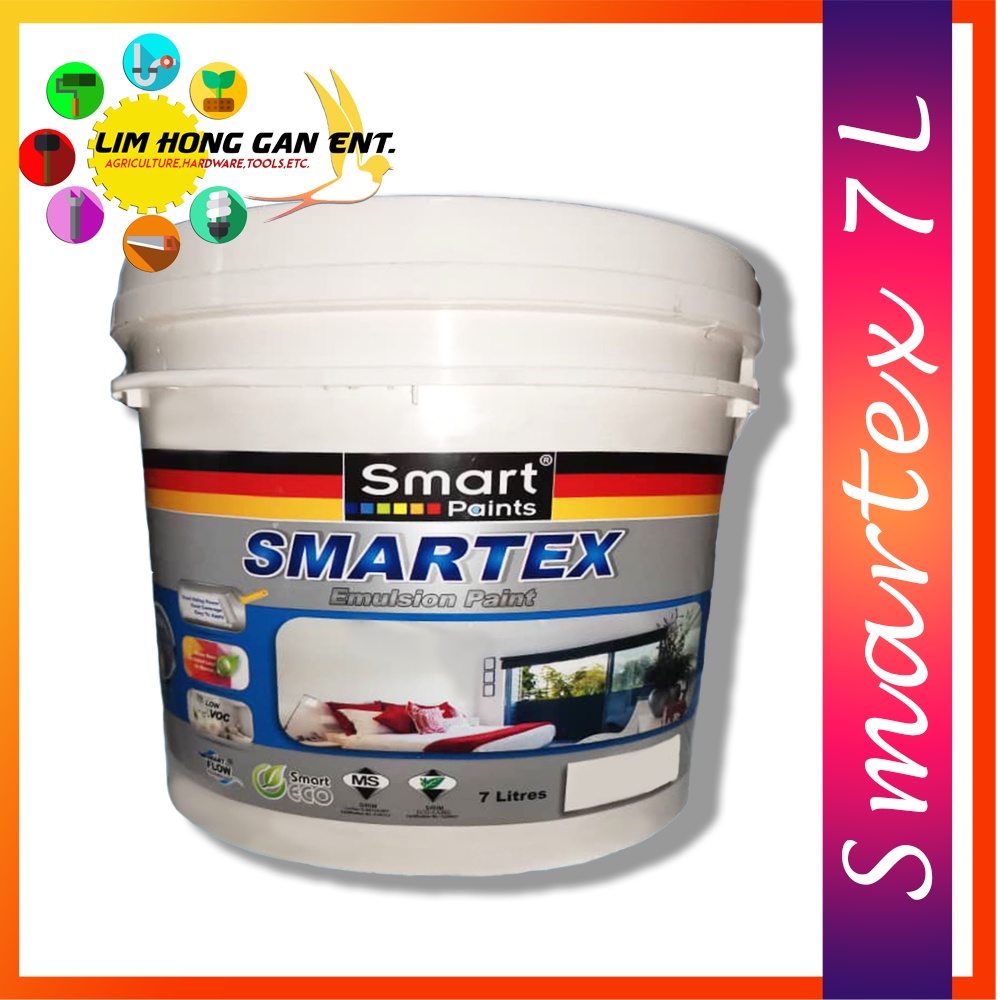 SMART PAINT | SMARTEX 7L [ ORDER BY COLOUR CODE ] | Shopee Malaysia