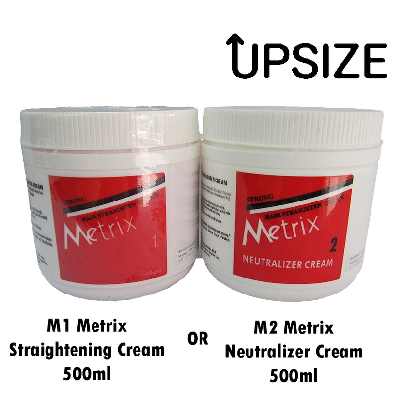 Metrix Hair Strong Straightening Cream 500ml OR Neutralizer Cream 500ml ...
