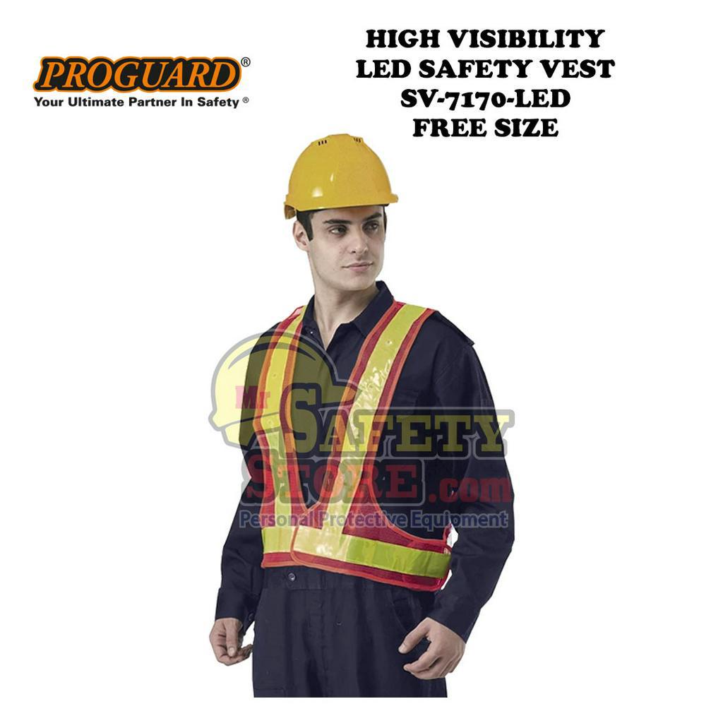 Proguard High Visibility LED Safety Vest SV-7170-LED (Free Size ...