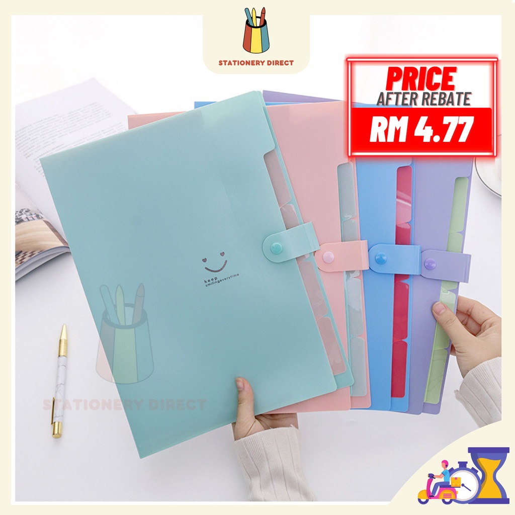 Expanding File/A4 File Folders/Documents Organizer/ (5 pockets ...