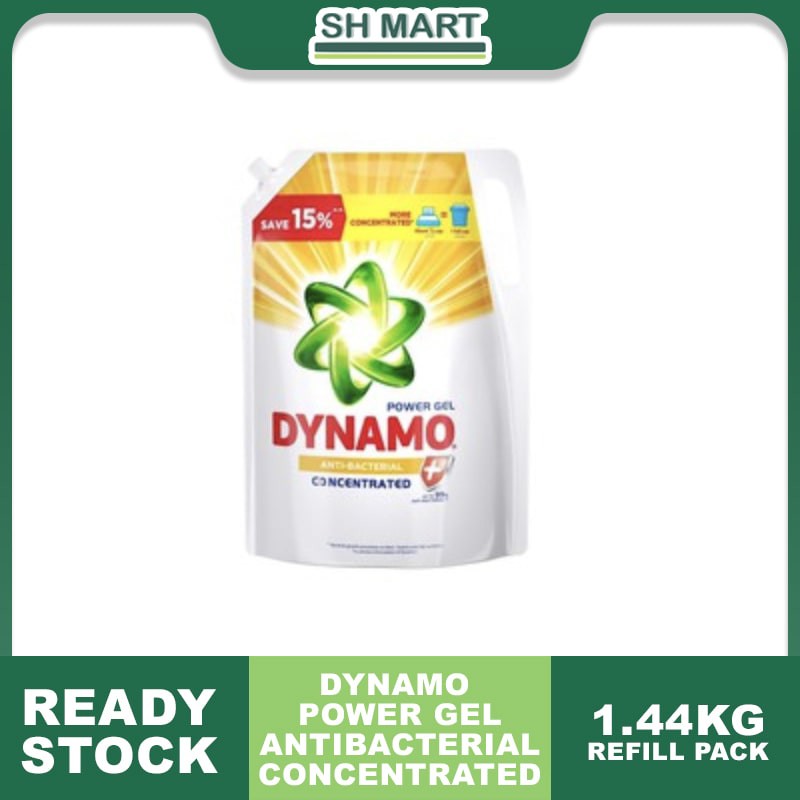 Dynamo Power Gel AntiBacterial Concentrated Gel Detergent Refill 1.44kg ...