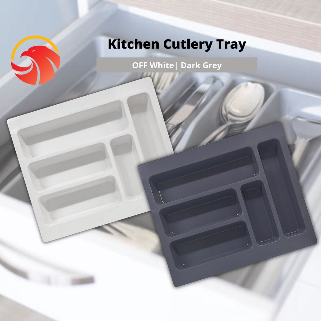 PVC Spoon Tray Fork Knife Cutlery Tray Drawer Kitchen Cabinet Kitchen ...