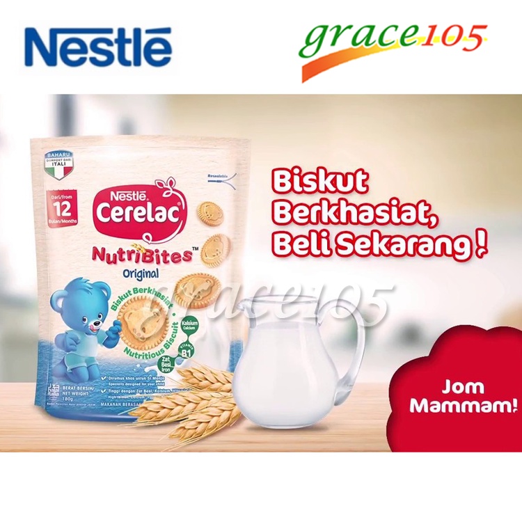 Nestle Cerelac Nutribite Original (180g) (from 12 months old and above) | Shopee Malaysia