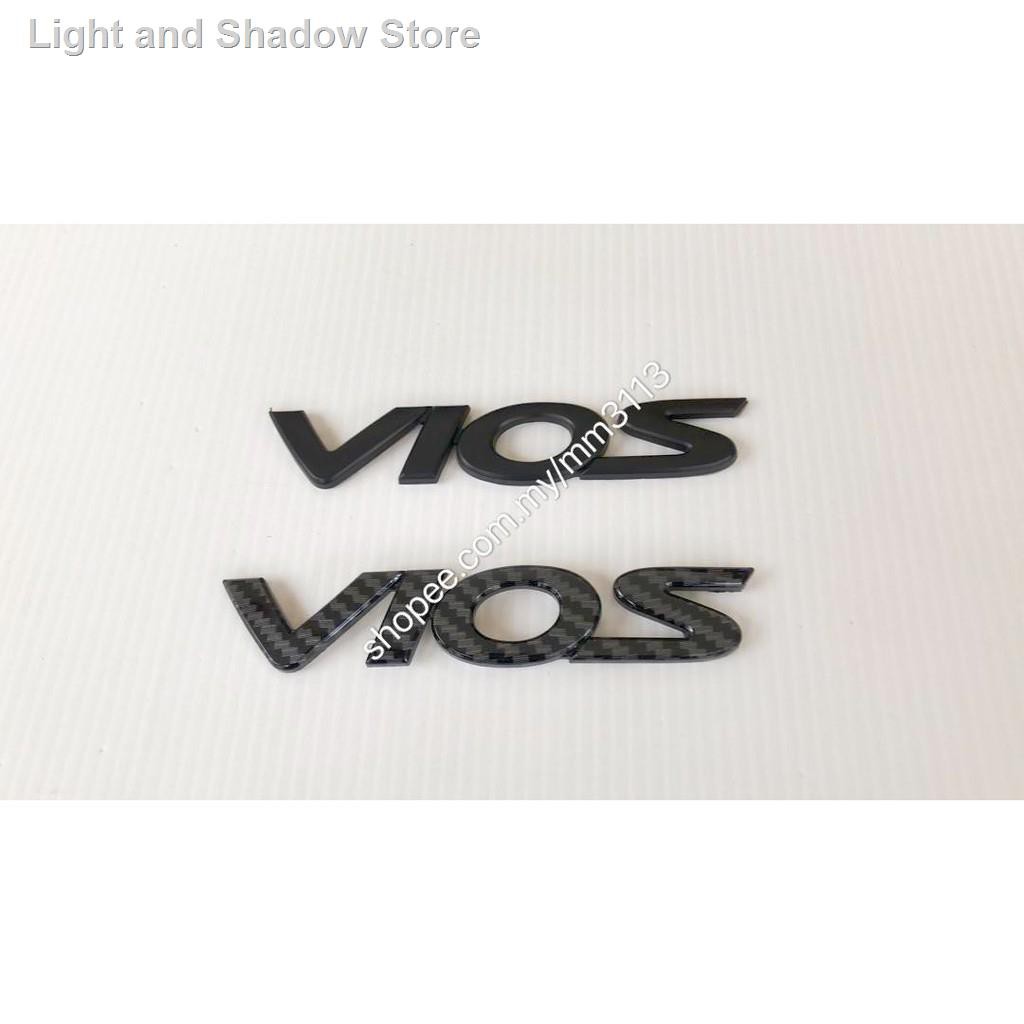 toyota vios black & carborn emblem logo | BeeCost
