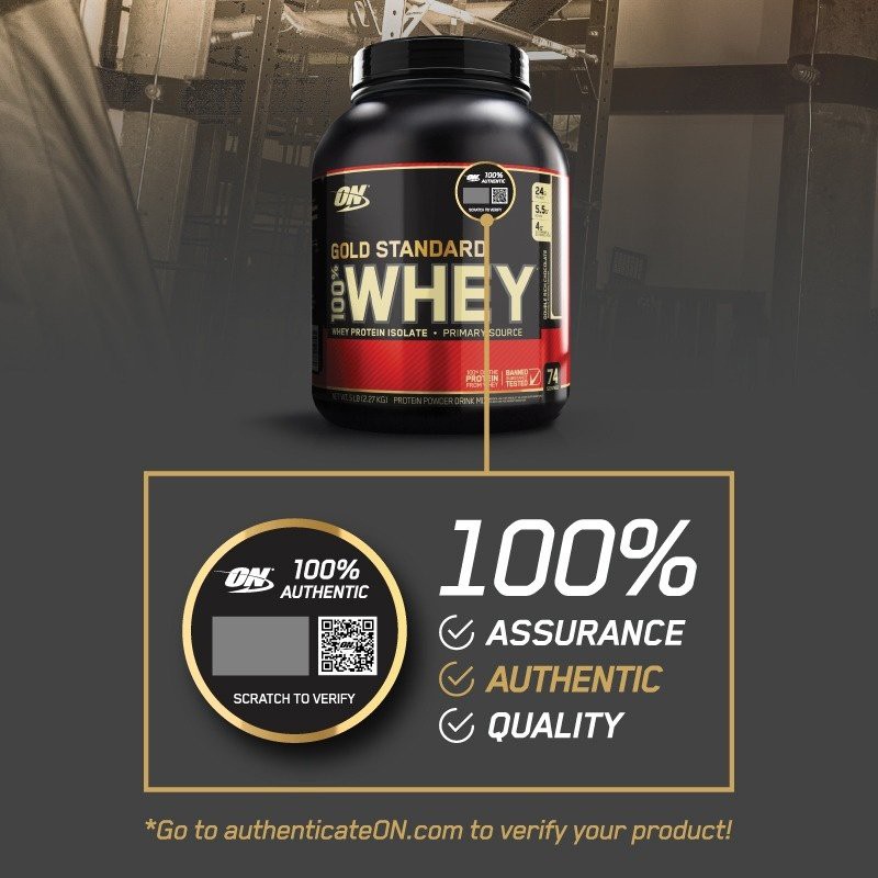 ∈ Optimum Nutrition Gold Standard 100% Whey, 5lbs - Whey Protein Powder ...