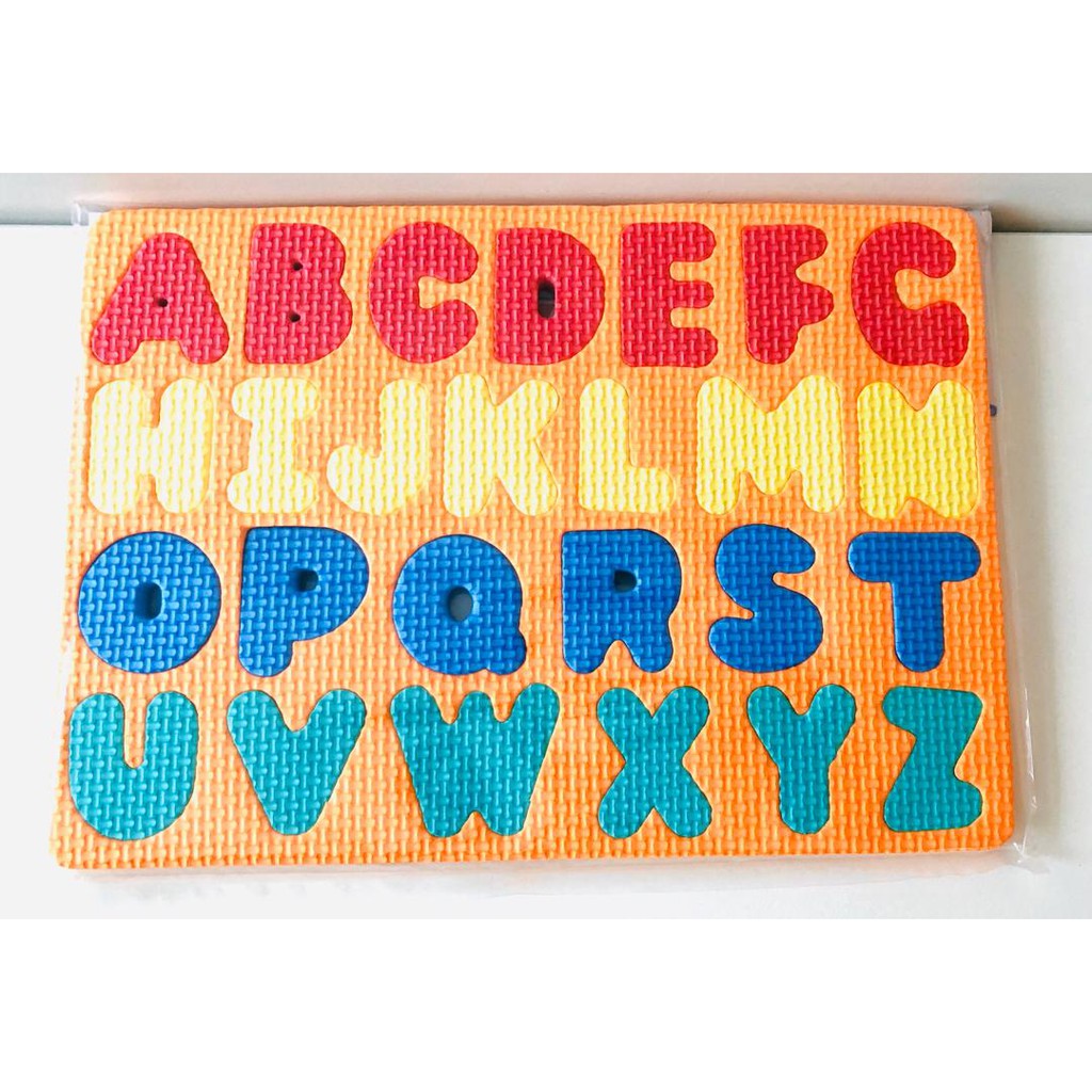 Baby Early Education Alphabet Play Mats EVA Sponge Foam Puzzle Non ...