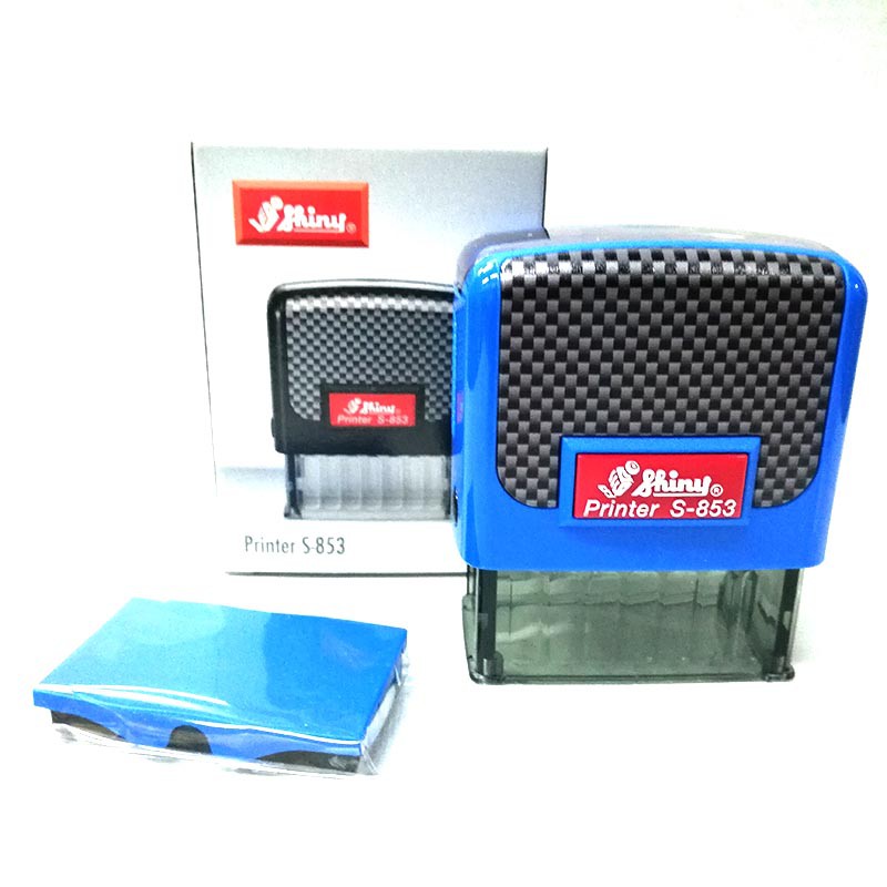 Shiny Printer S 853 Self-Inking Stamp (18mm x 47mm) | Shopee Malaysia