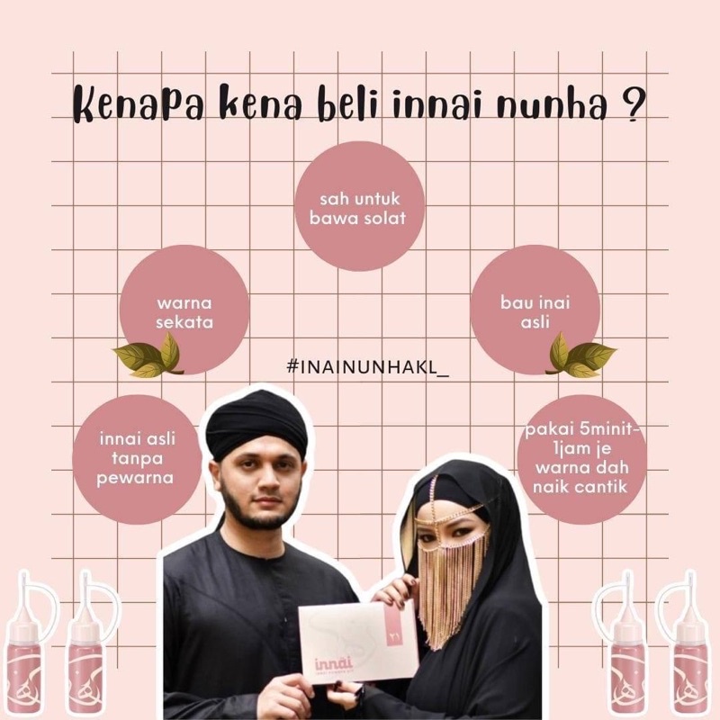 INNAI NUNHA NEELOFA dan HARIS | Shopee Malaysia