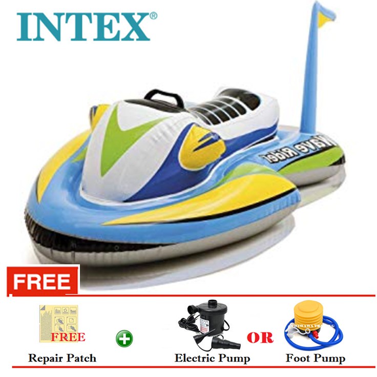 PROMOTION 57520 INTEX Inflatable Wave Rider Raft Lifebuoy Aid Float ...