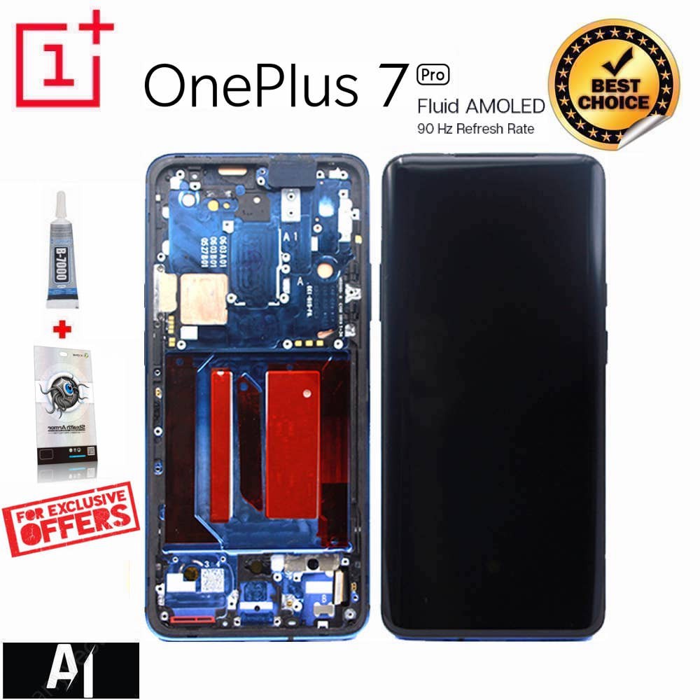 (3 Month Warranty) One Plus 1+7 Pro Full Set Front LCD Display Assemble ...