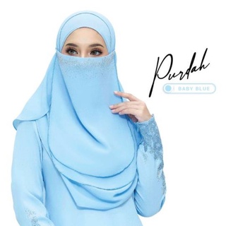 PURDAH NIKAH | PURDAH 2 LAYER I PURDAH OFFWHITE | PURDAH BABY BLUE ...