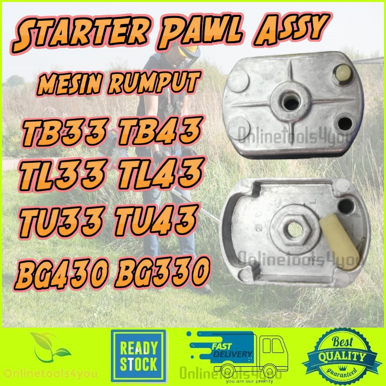 Mesin Rumput Recoil Starter Pawl Assy TB33 TB43 TL33 TL43 TU33 TU43 BG430 BG330 | Shopee Malaysia