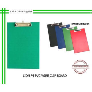 LION F4 PVC Clipboard / Klip Papan - Jumbo, Wire | Shopee Malaysia