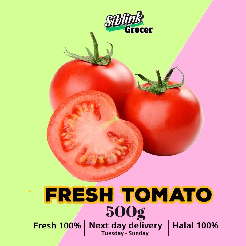Fresh Tomato Harga Pasar Borong 500g SAYURAN SEGAR Vegetables Murah ...