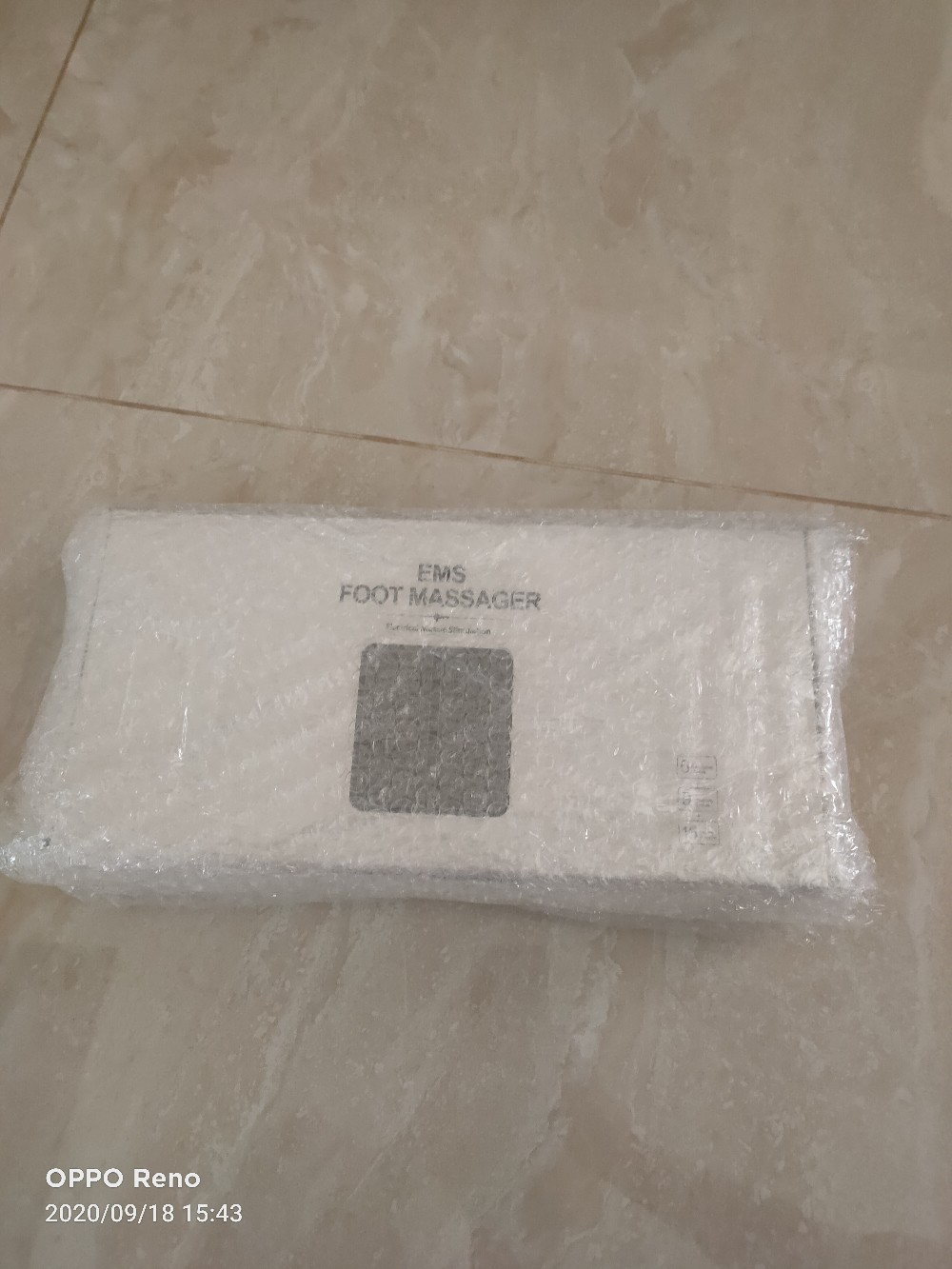 Ready Stock Rechargeable Portable Ems Electric Foot Massage Pad Feet 2531
