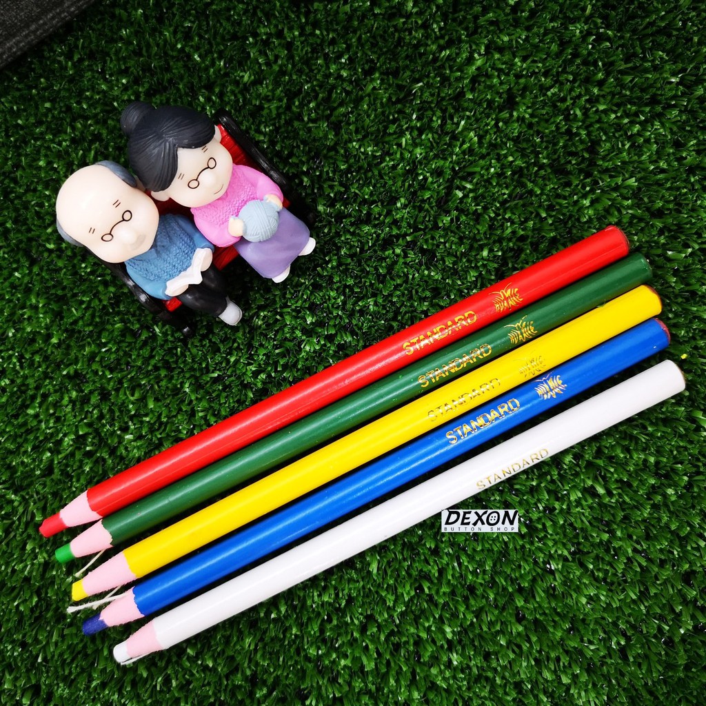 Pensil Kapur Kopek Jahit Tailor Marker Peel Off Chalk Crayon Tailoring ...