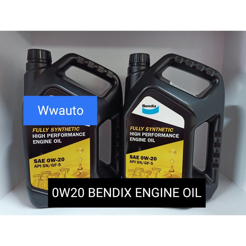 BENDIX 0W20 FULLY SYNTHETIC ENGINE OIL (4 LITRE) | Shopee Malaysia