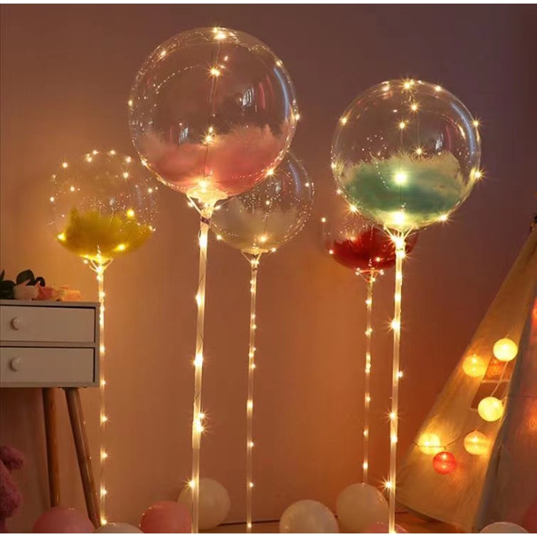 1 Set Bobo Balloon LED Light Stand (no included transparent balloon ...