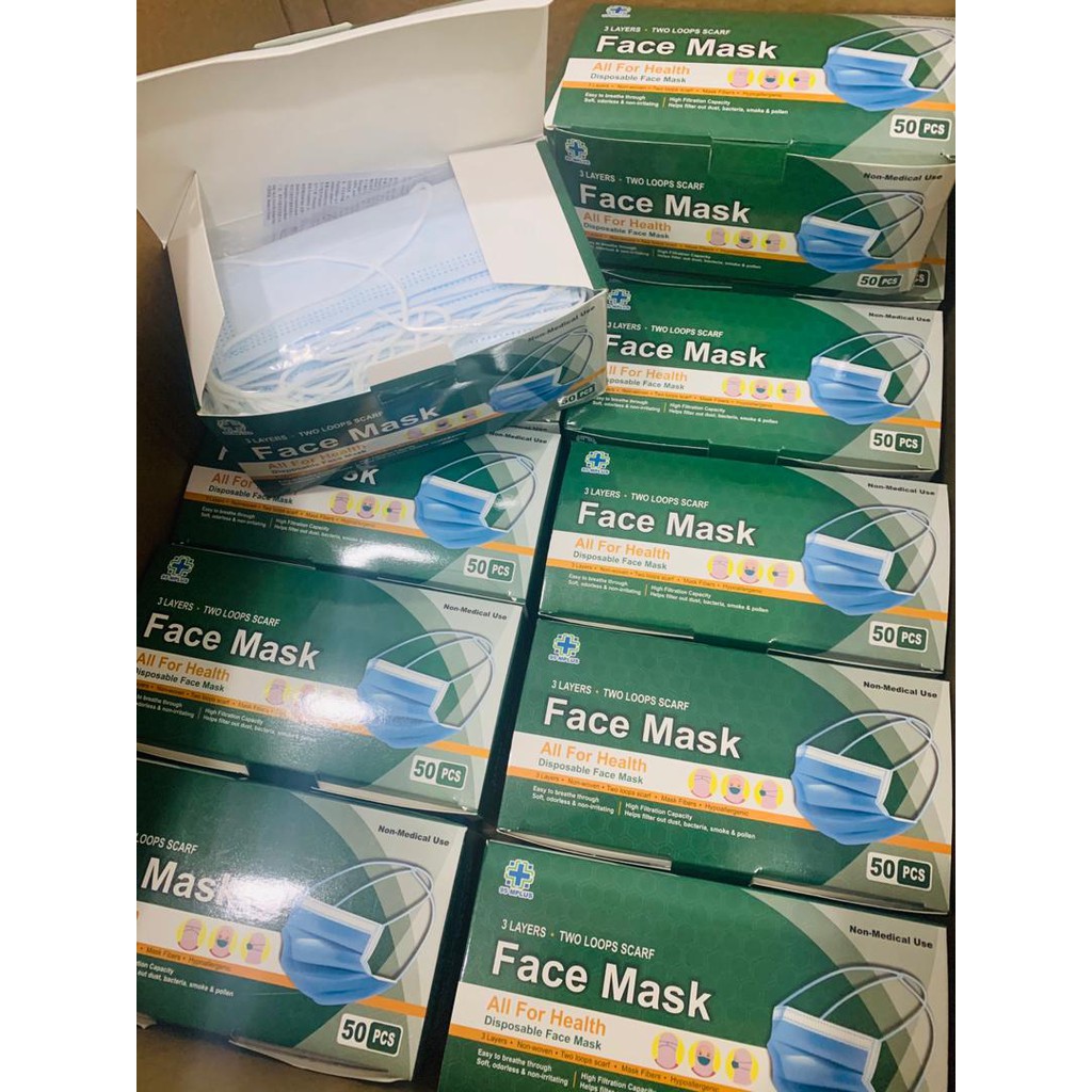95 MPLUS - Disposable High Quality Face Mask (Hijab - Head Loop ...