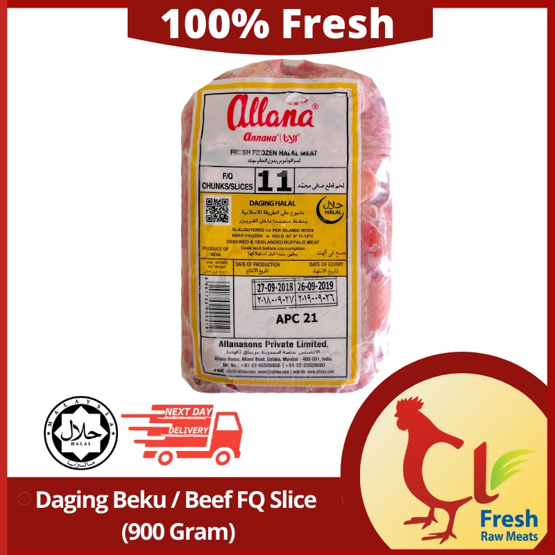 Daging Beku / Beef FQ Slice (900 Gram) | Shopee Malaysia