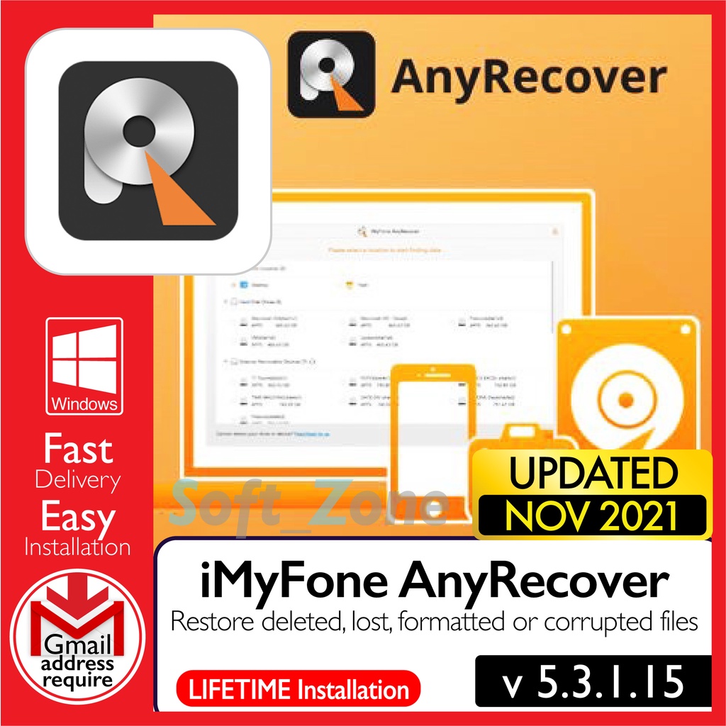 iMyFone AnyRecover 5.3.1.15 - Restore Deleted, Lost, Formatted or ...